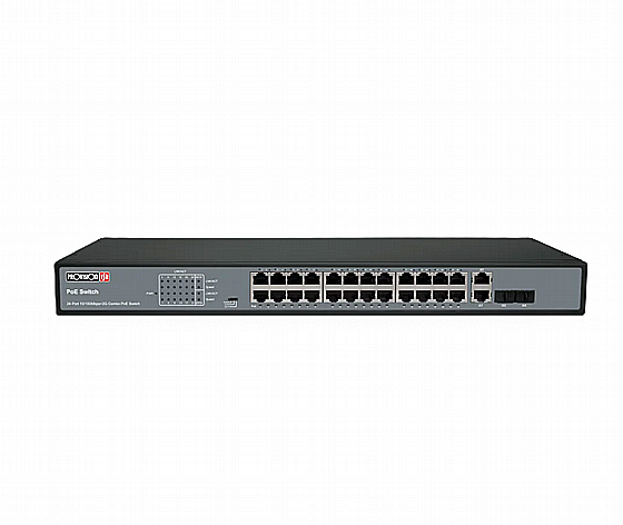 מתג Provision 24 PORT 100MB POE Switch 2XUplink 1GB 370W Total | מתגים ...