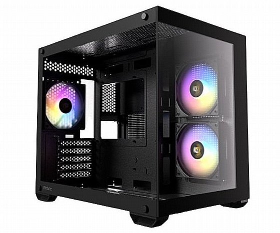 מארז Antec CX600M RGB Black Mini Tower tempered glass panel | מארזים ...