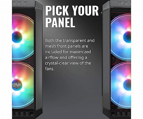 מארז Cooler Master MasterBox H500 ARGB Black | מארזים | חלקים למחשבים ...