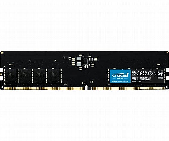 זכרון לנייח Crucial 16GB DDR5 4800MHz C40 UDIMM | זיכרון לנייחים DIMM ...